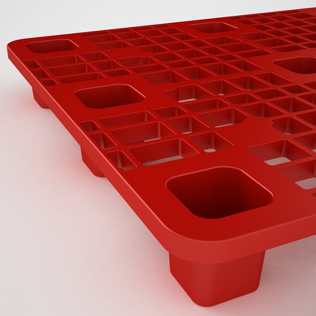 3d Plastic Pallet Model