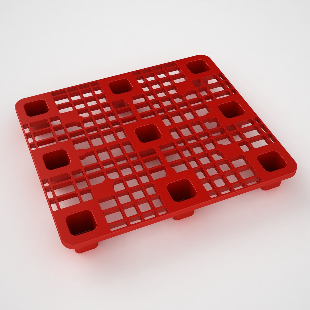 3d Plastic Pallet Model