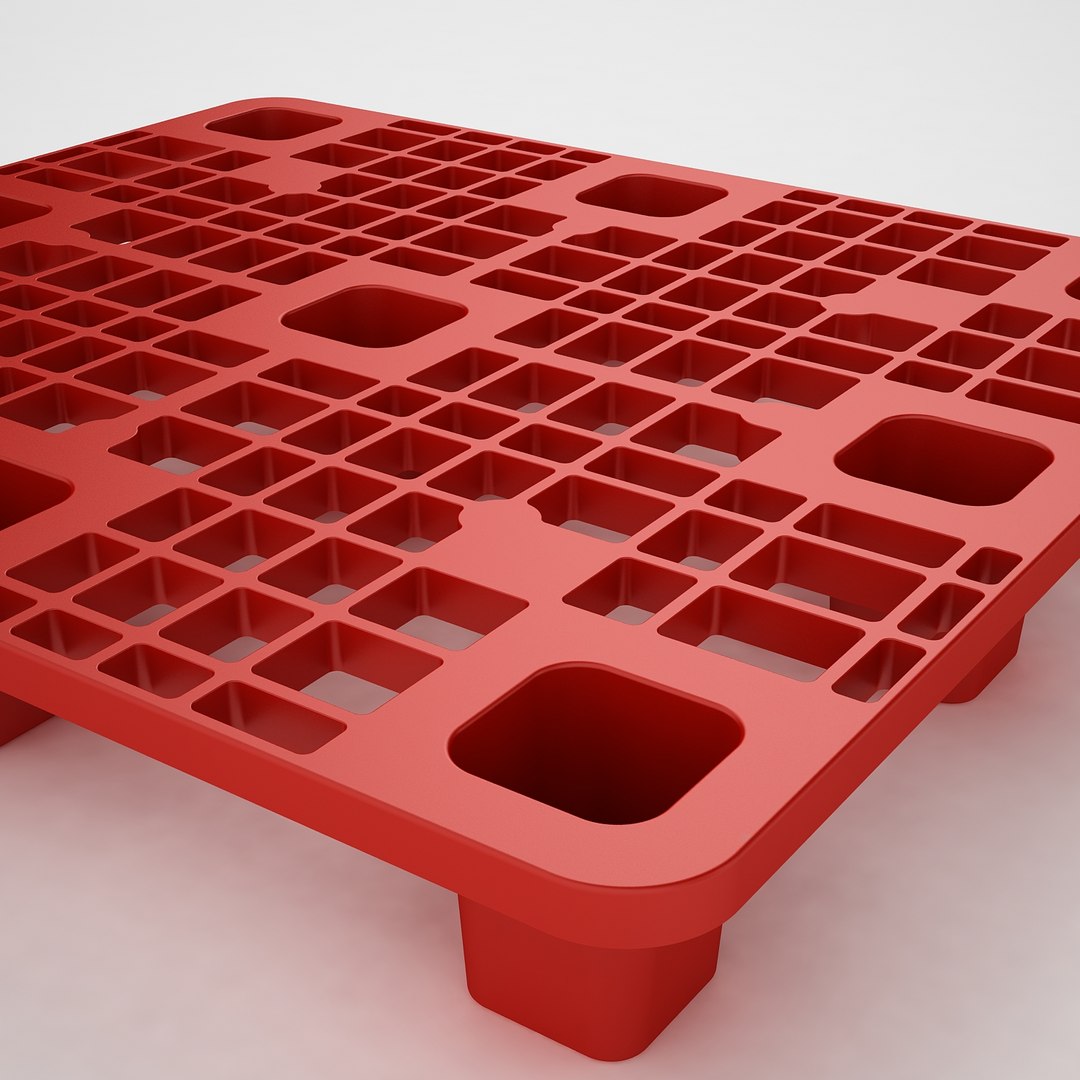 3d Plastic Pallet Model