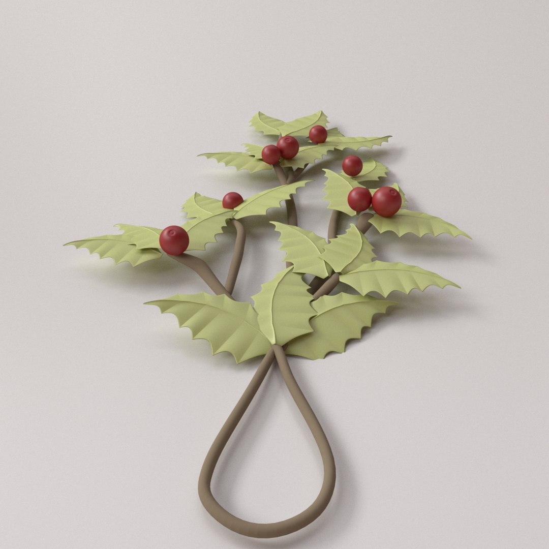 3D Mistletoe V2 - TurboSquid 1358511
