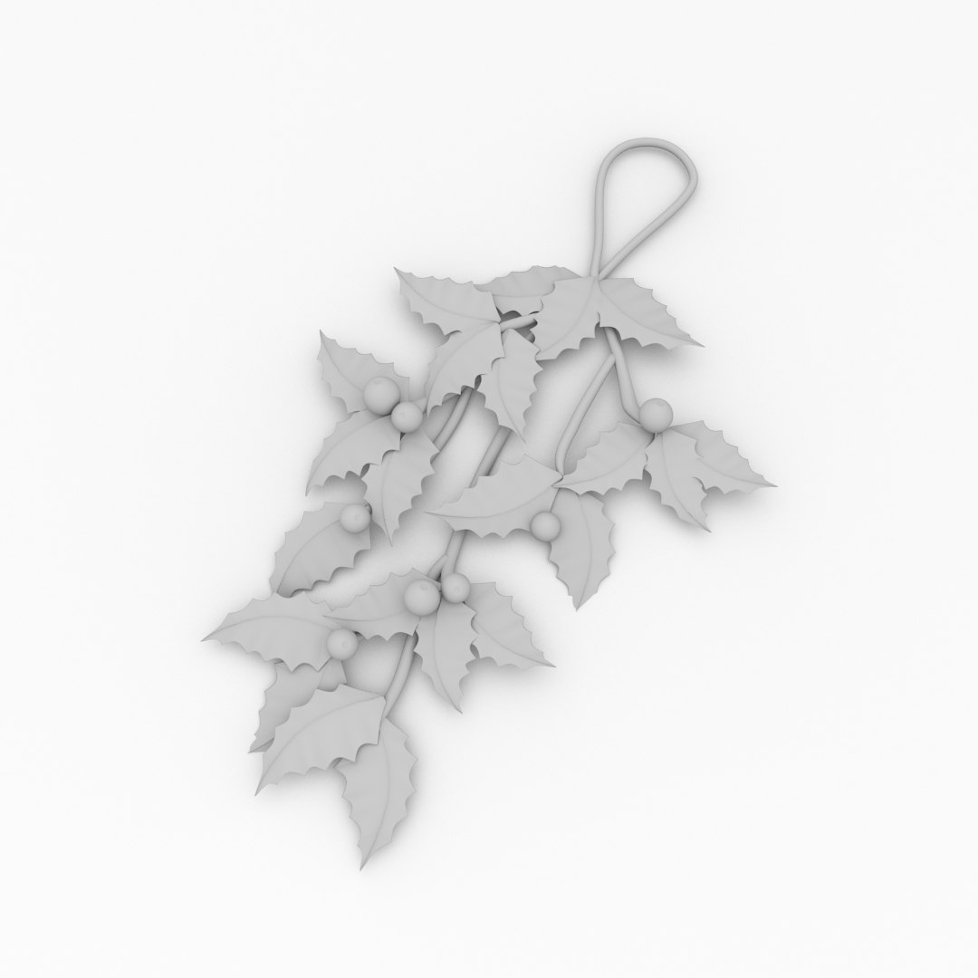 3D Mistletoe V2 - TurboSquid 1358511