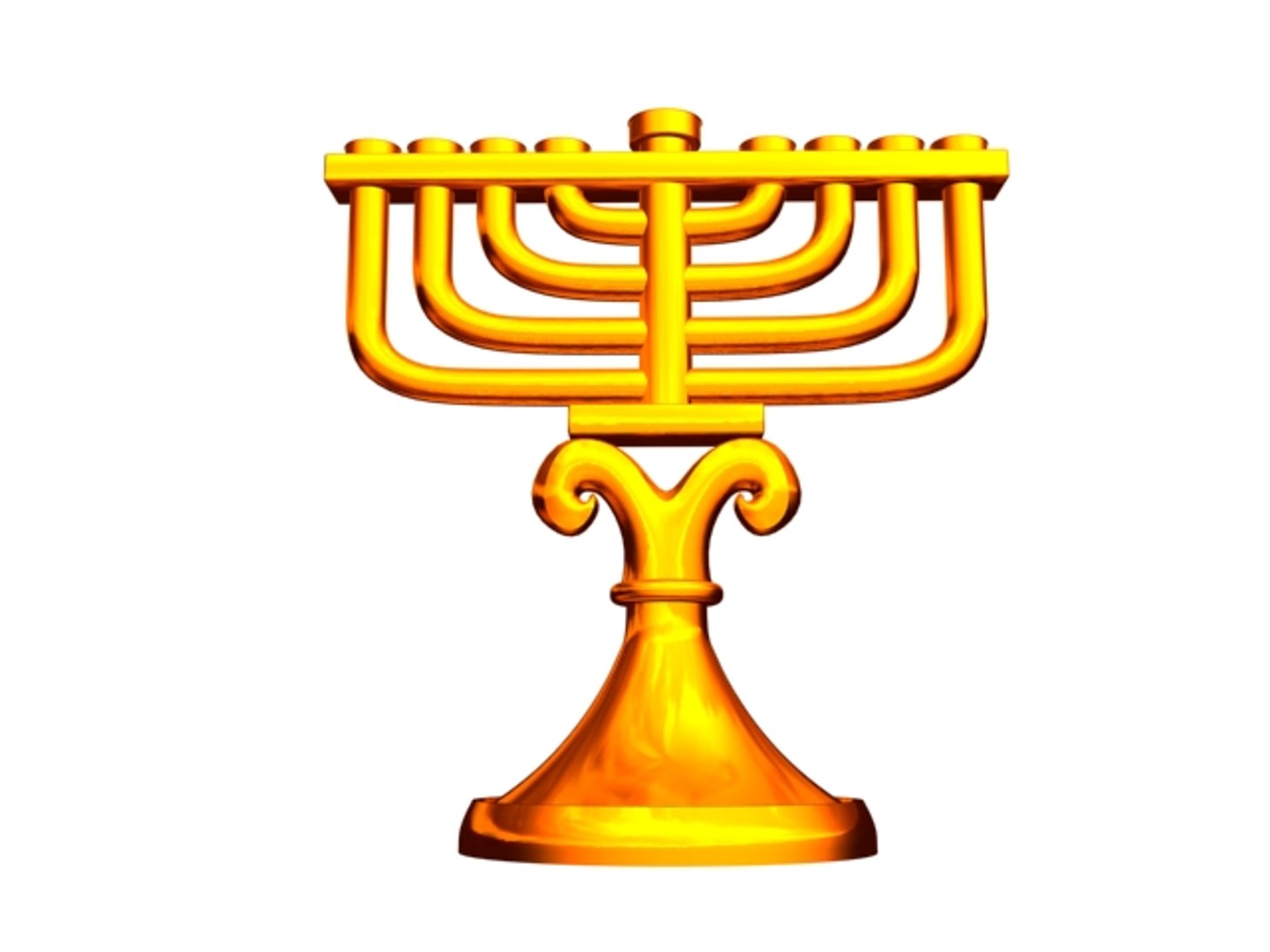 Menora Menorah 3d Model