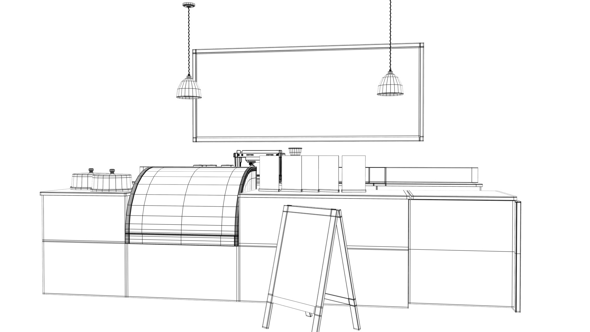 3D Cafe Assets - TurboSquid 1940486