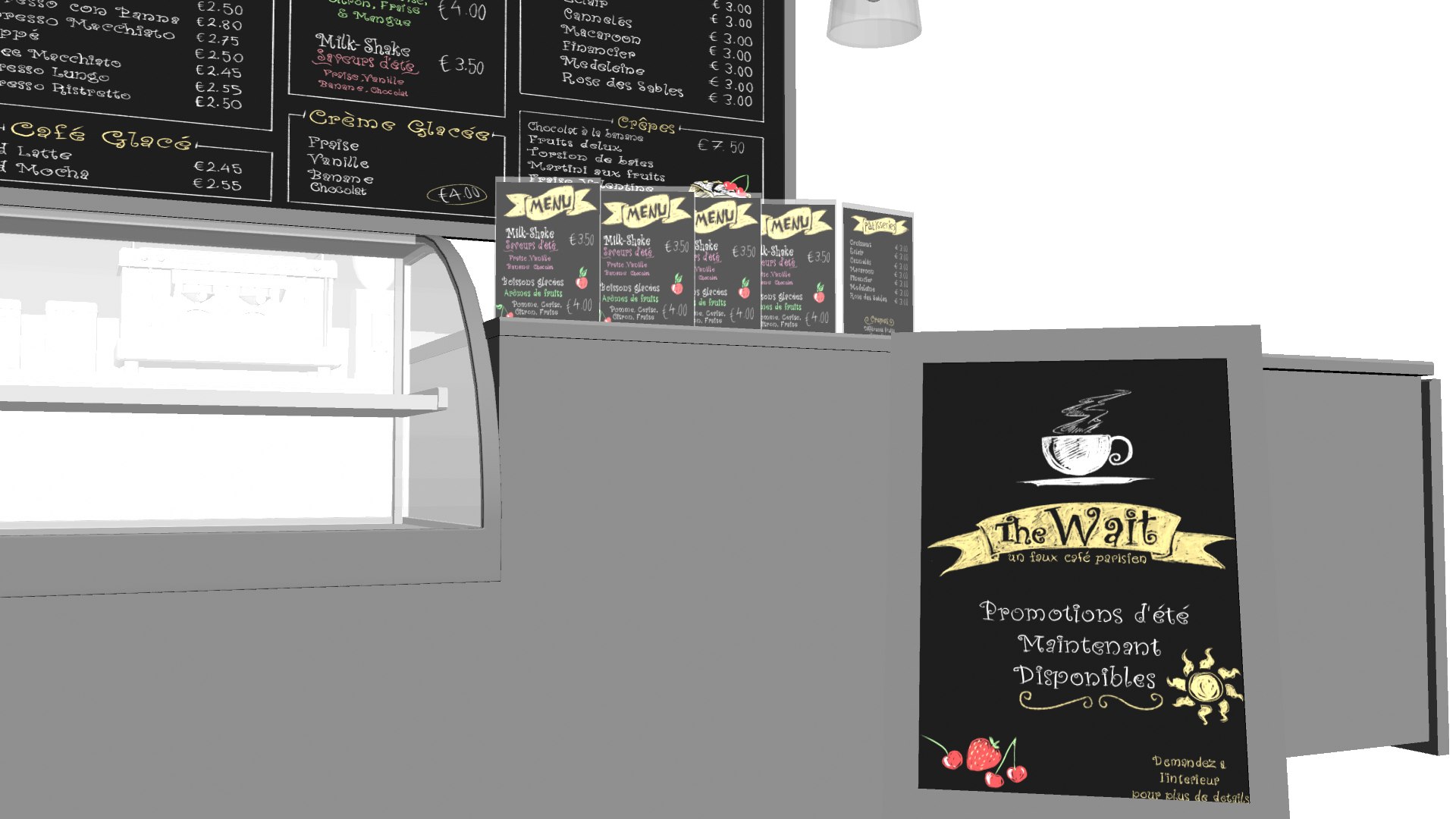 3D Cafe Assets - TurboSquid 1940486