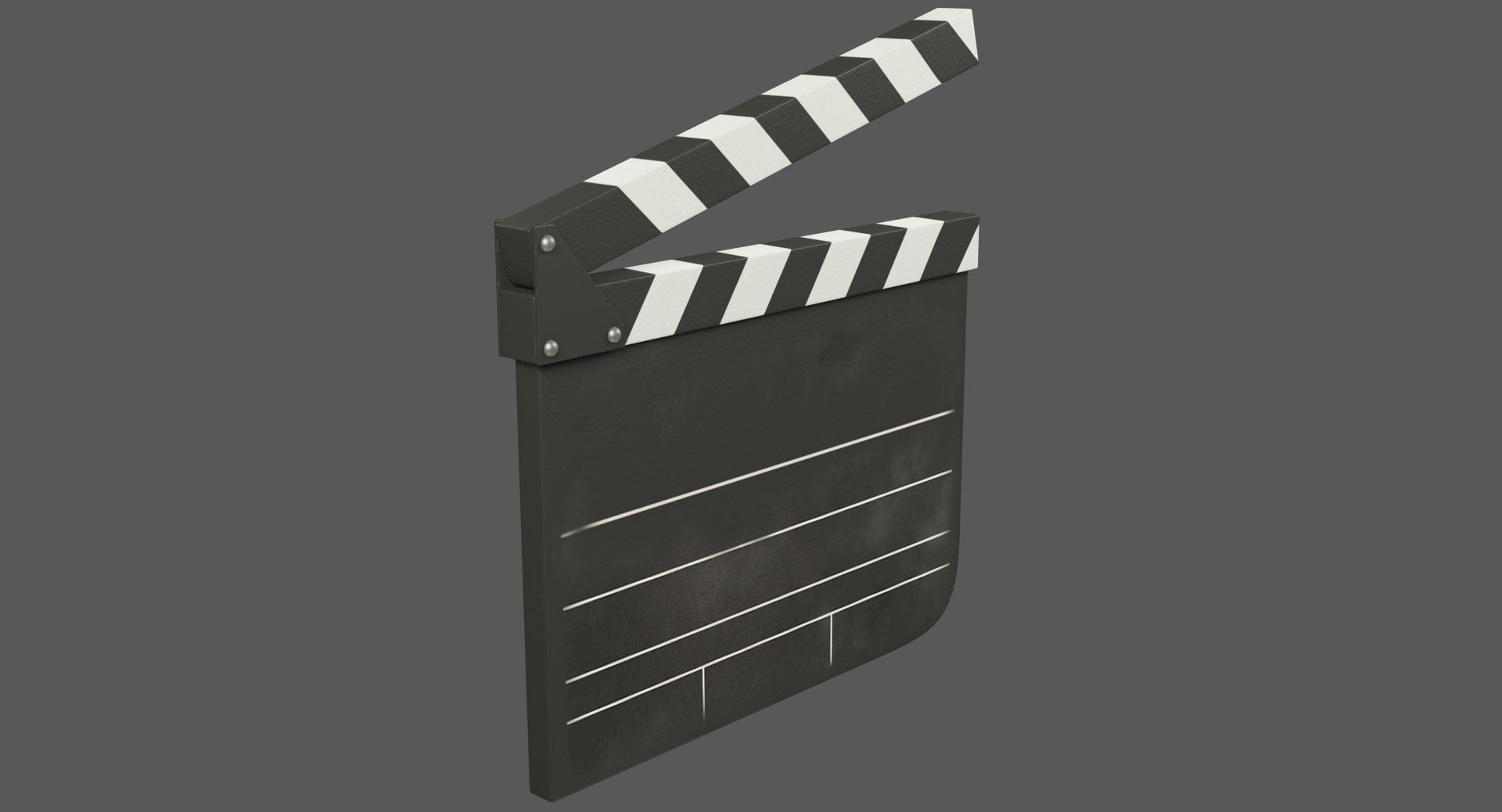 Clapperboard Clap Board 3D Model - TurboSquid 1218499