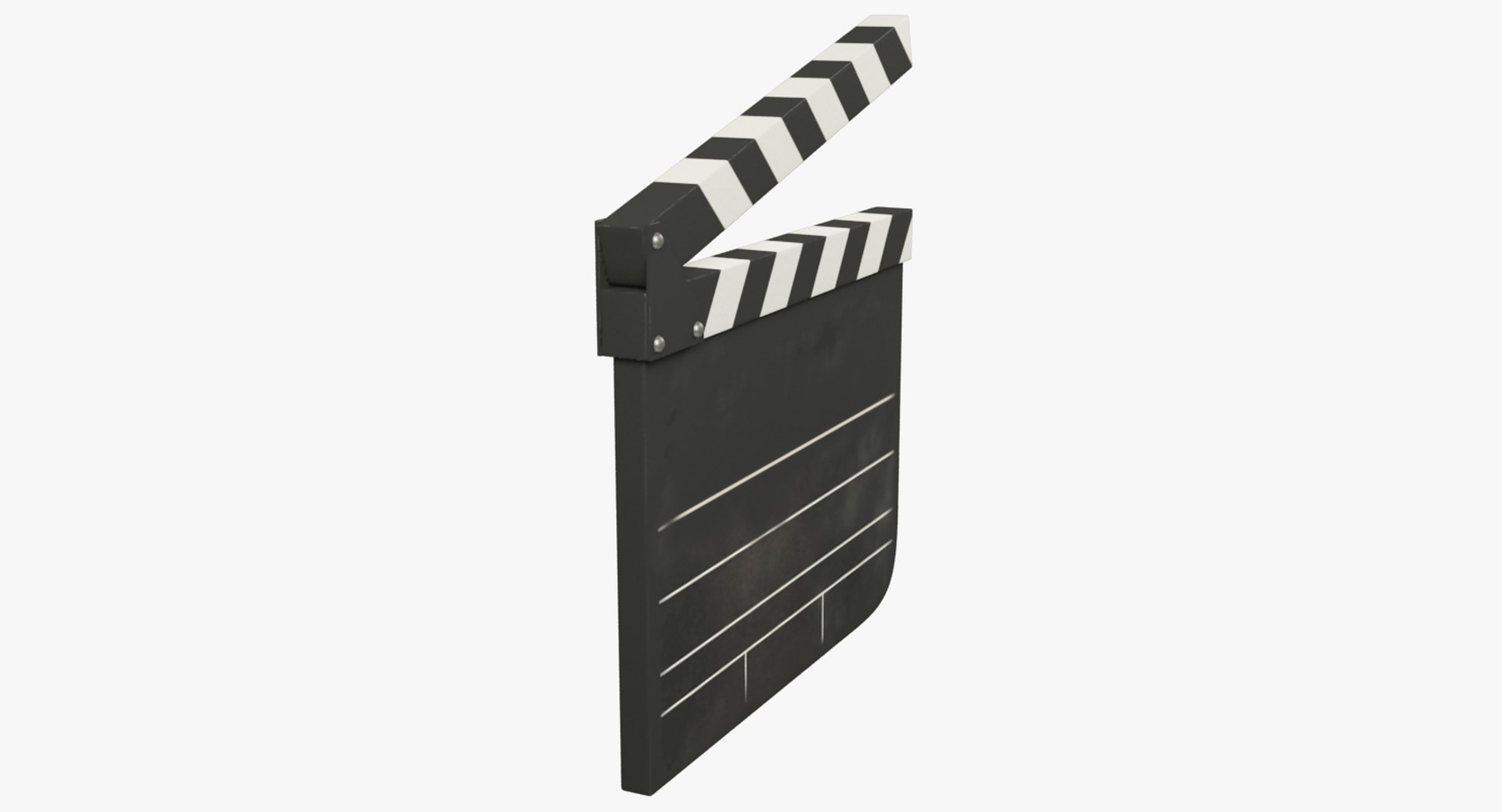 Clapperboard Clap Board 3D Model - TurboSquid 1218499