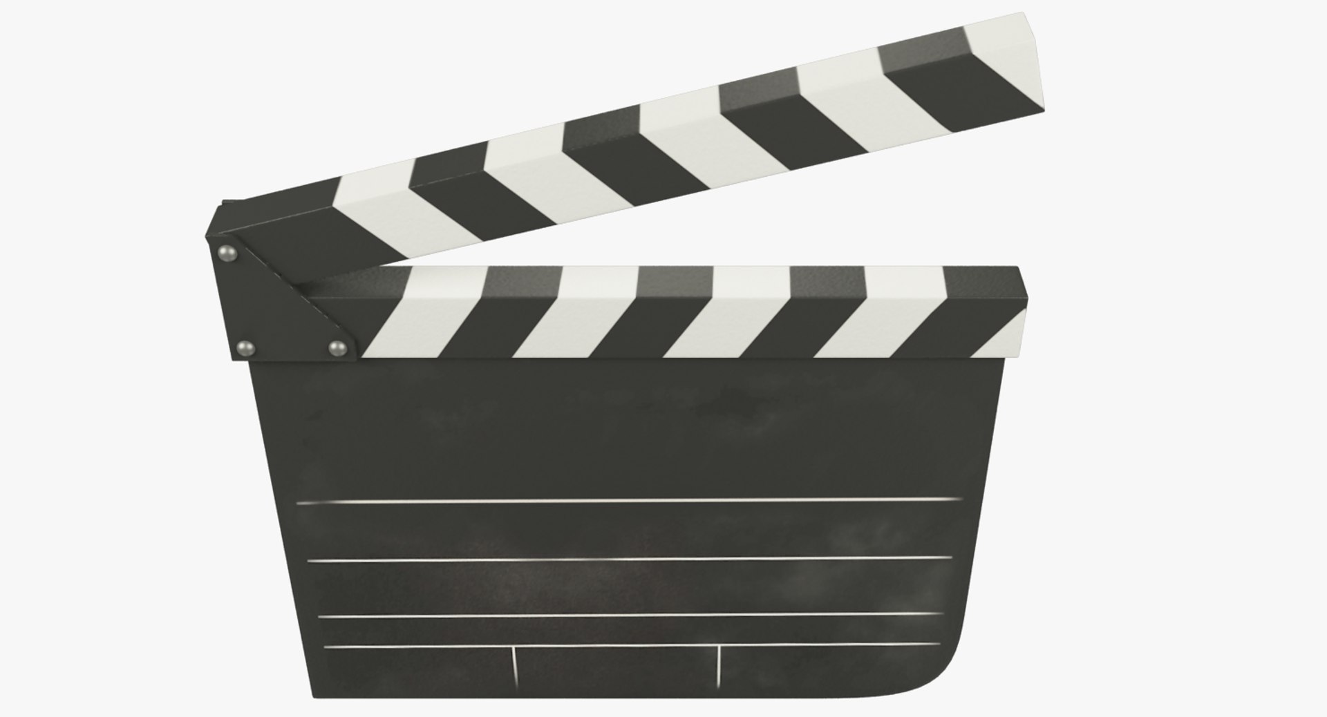 Clapperboard Clap Board 3D Model - TurboSquid 1218499