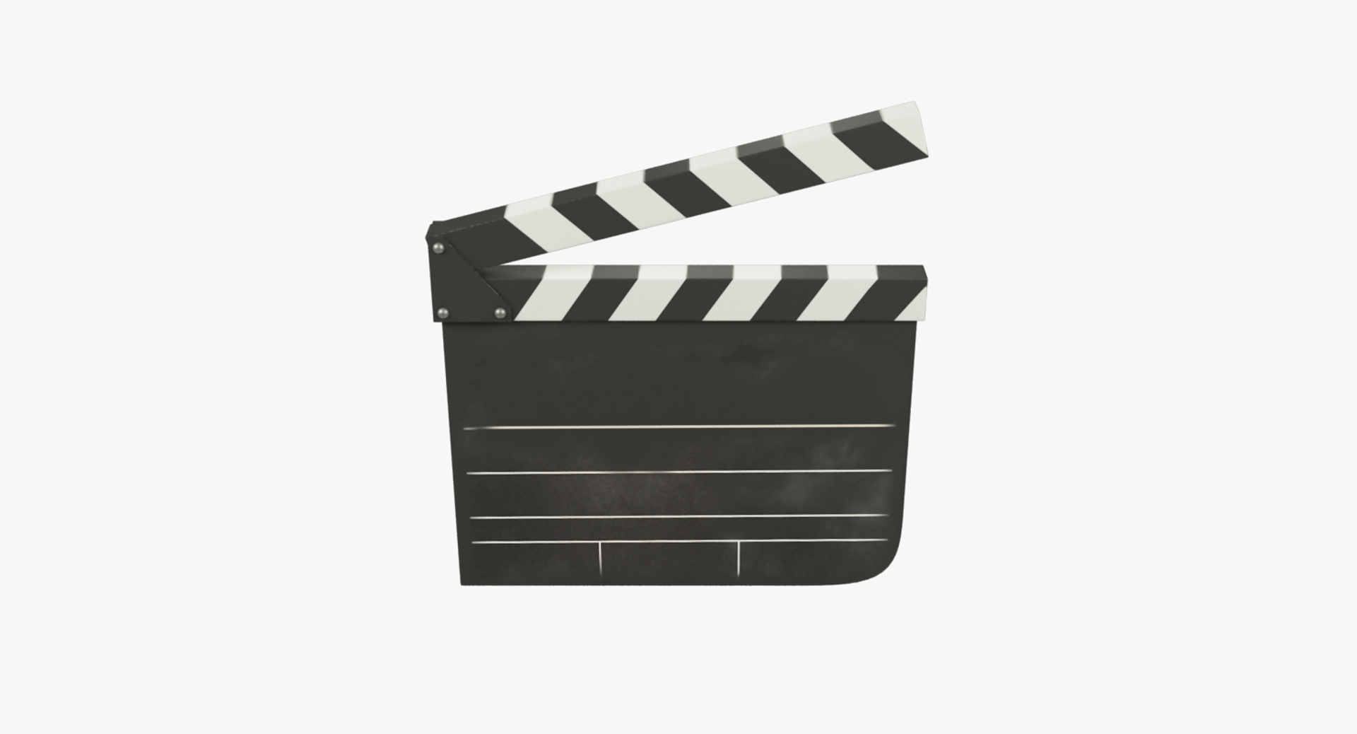 Clapperboard Clap Board 3D Model - TurboSquid 1218499