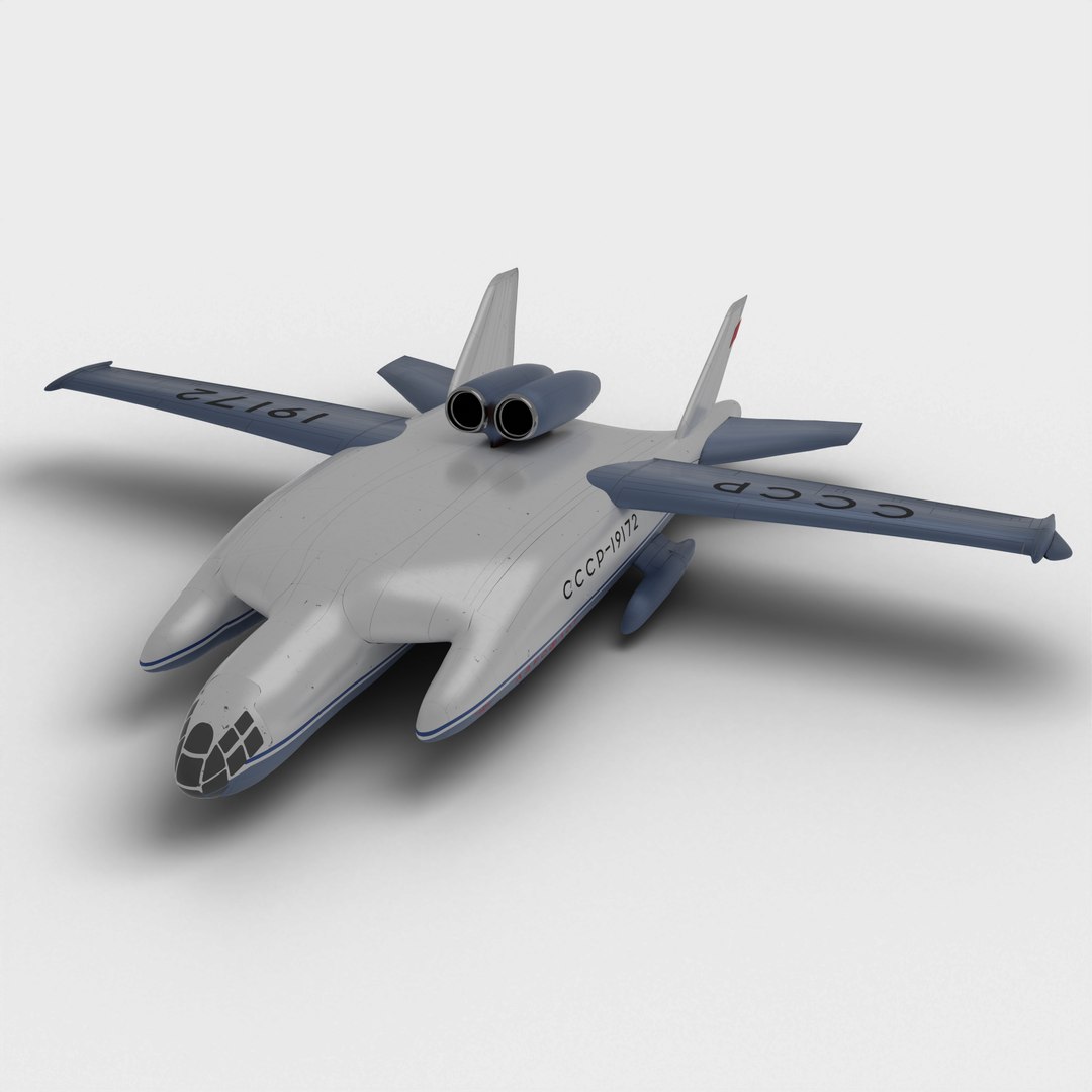 Bartini Beriev VVA-14 Model - TurboSquid 2095887
