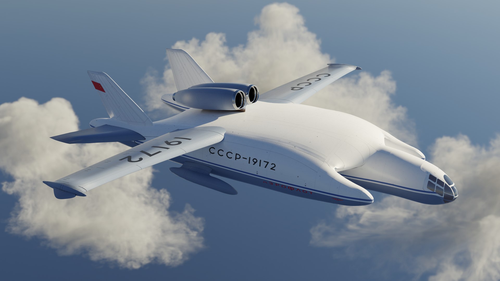 Bartini Beriev VVA-14 Model - TurboSquid 2095887