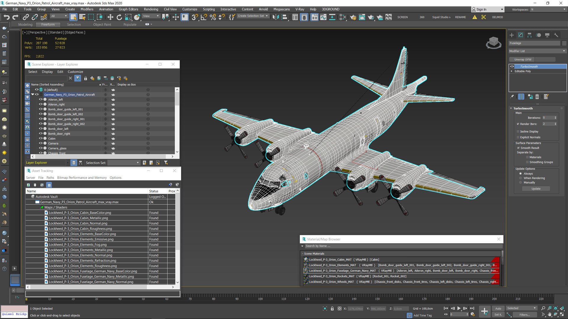 3D German Navy P3 Orion Patrol Aircraft - TurboSquid 2381890