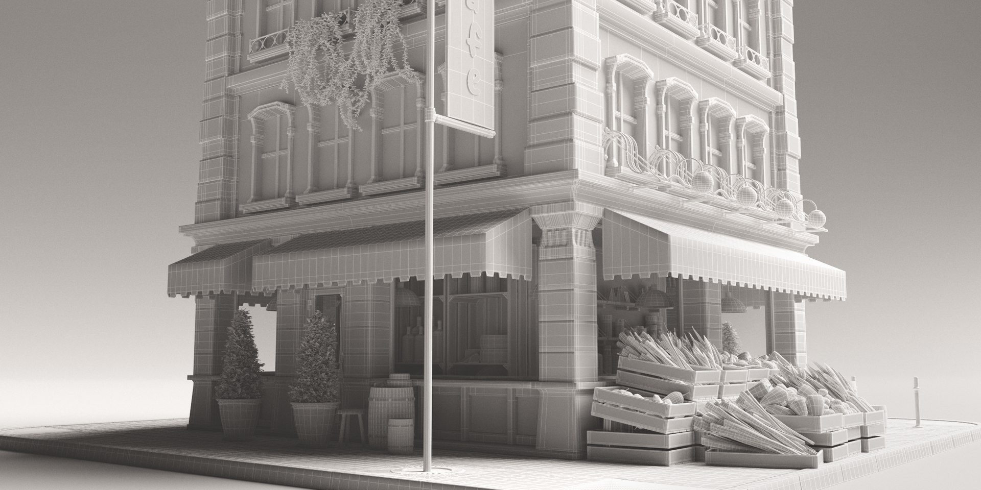 3D Model CARTOON BUILDING - TurboSquid 2111401