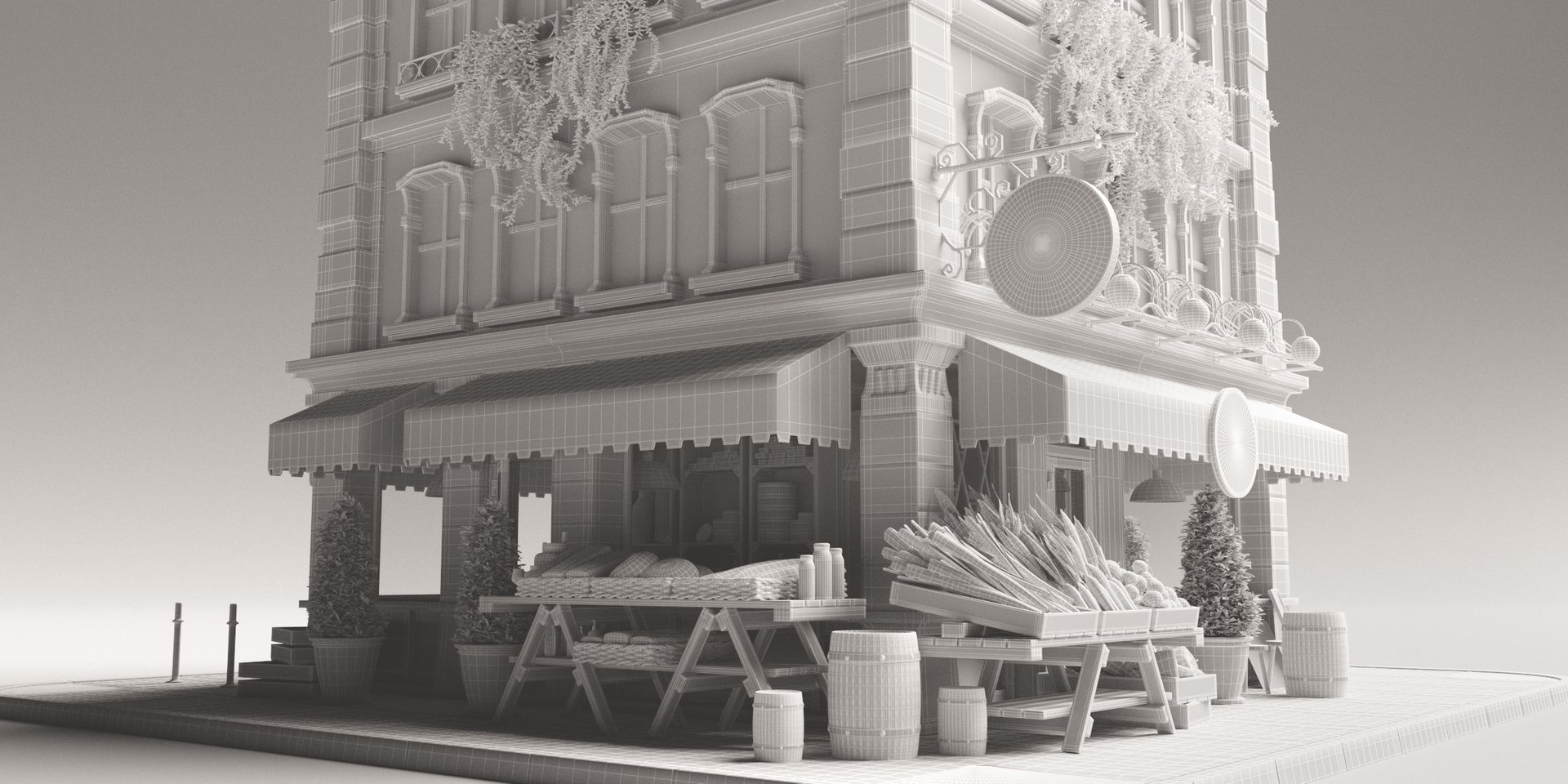 3D Model CARTOON BUILDING - TurboSquid 2111401