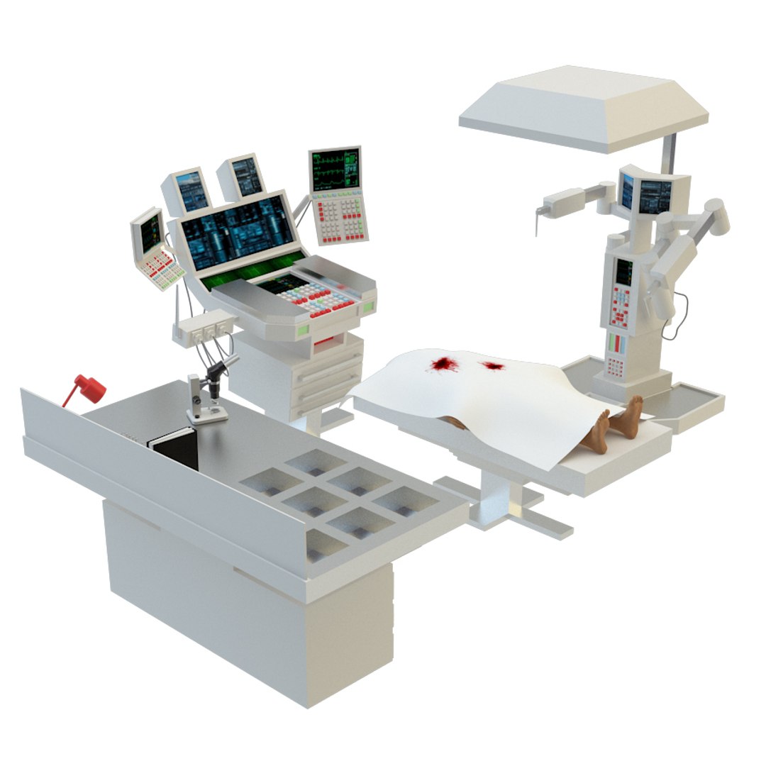 3D Model Zombie Medical Laboratory - TurboSquid 1196143