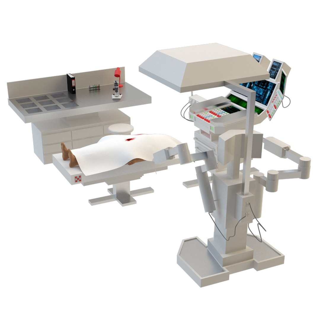 3D Model Zombie Medical Laboratory - TurboSquid 1196143