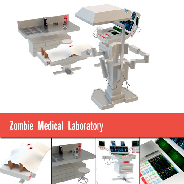 3D model zombie medical laboratory - TurboSquid 1196143