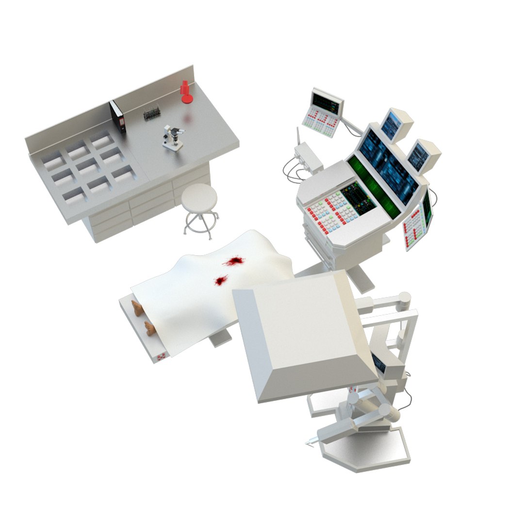 3D Model Zombie Medical Laboratory - TurboSquid 1196143