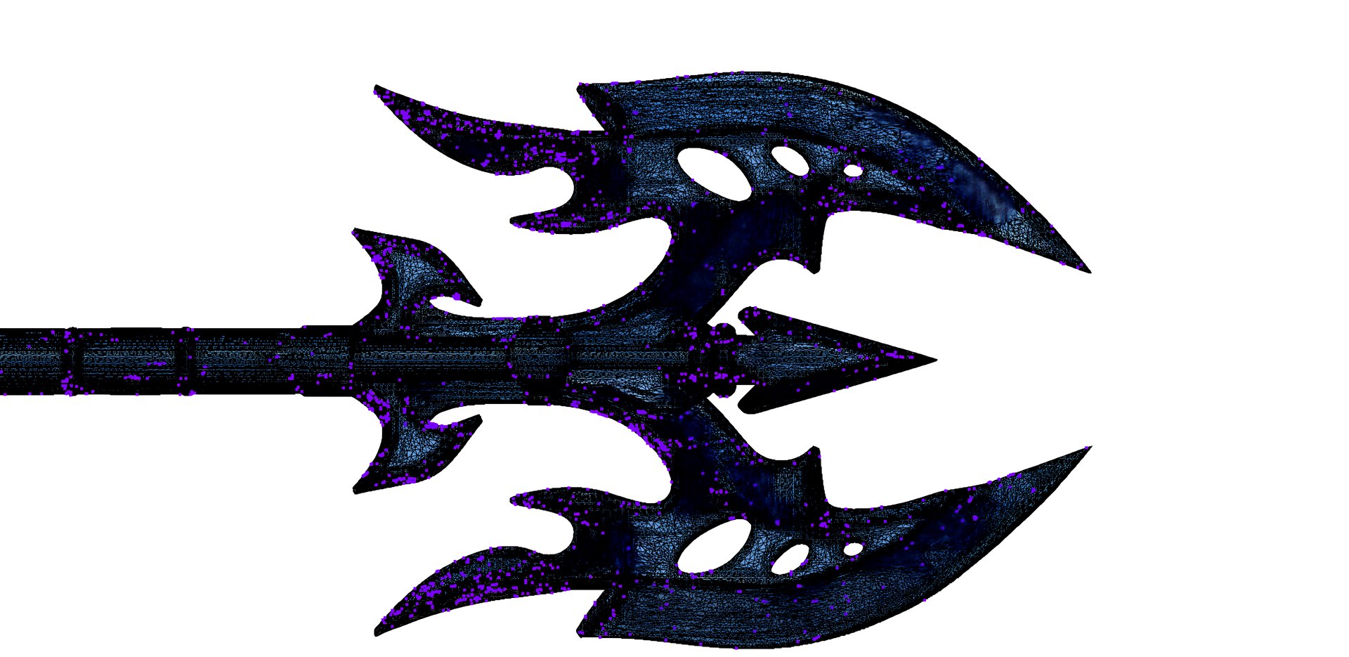 Hellforged Twin Blade Axe Fantasy 3D Printable Weapon 3D Model - TurboSquid 2423772