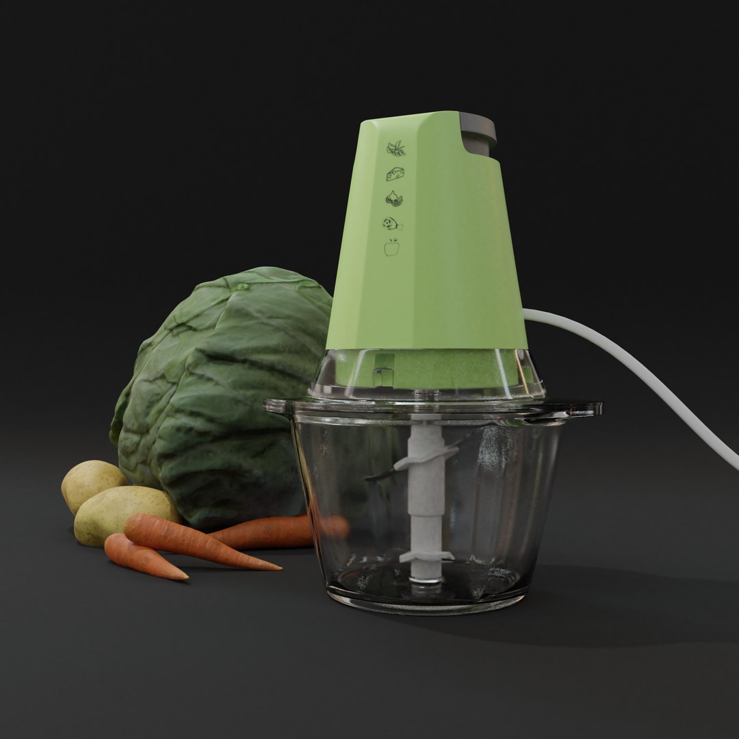 Food Processor 3D Model - TurboSquid 2012864