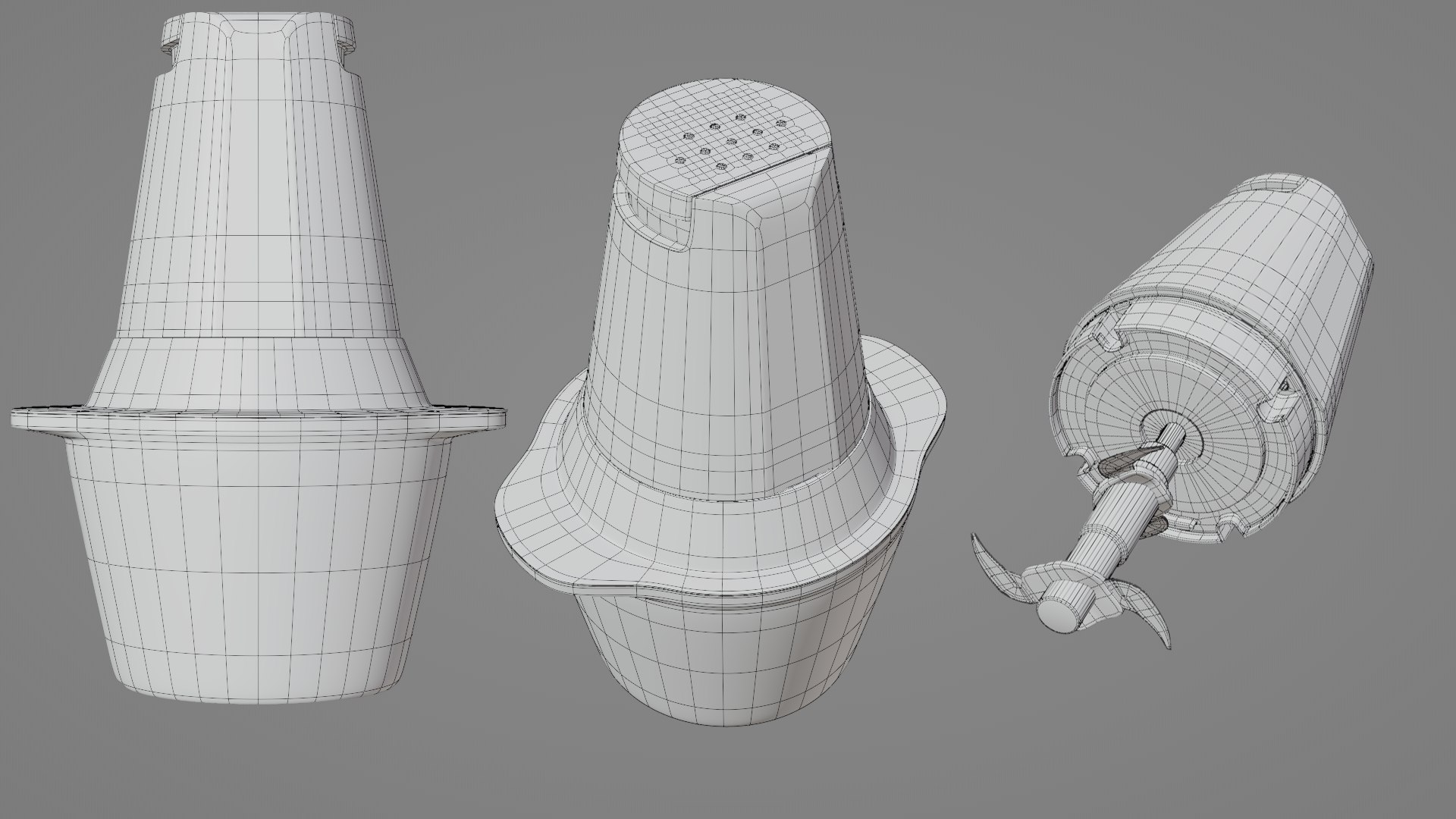 Food Processor 3D Model - TurboSquid 2012864