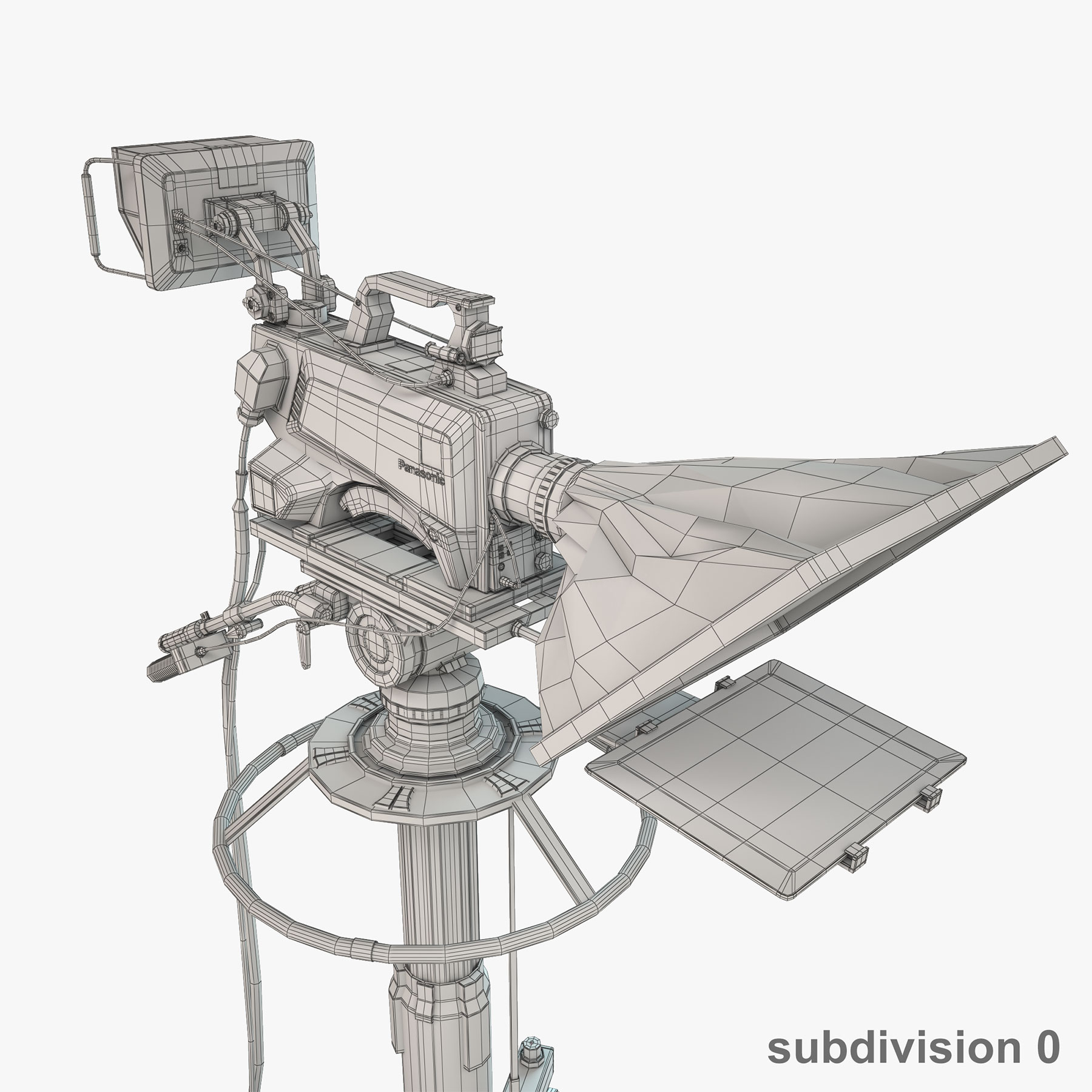 Scene tv studio news set 3D model - TurboSquid 1287944