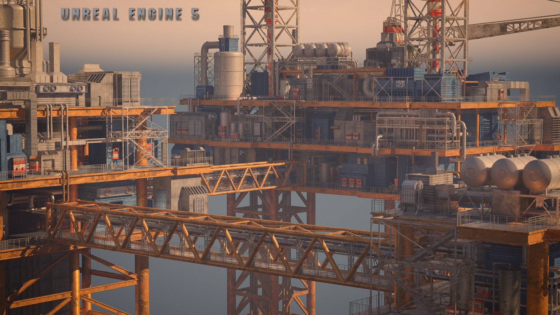 3D Oil Rig Model - TurboSquid 2185847