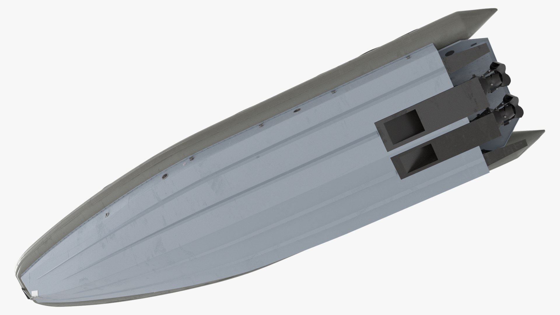 American Military Inflatable Assault Boat Rigged For Cinema 4D Model ...