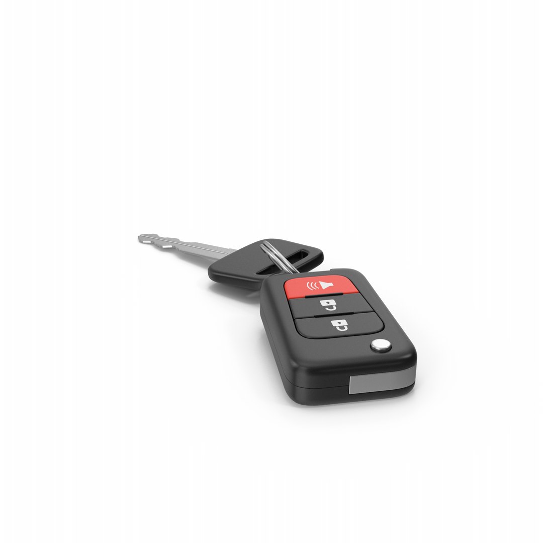 Car Keys With Chain 3D Model - TurboSquid 2068590