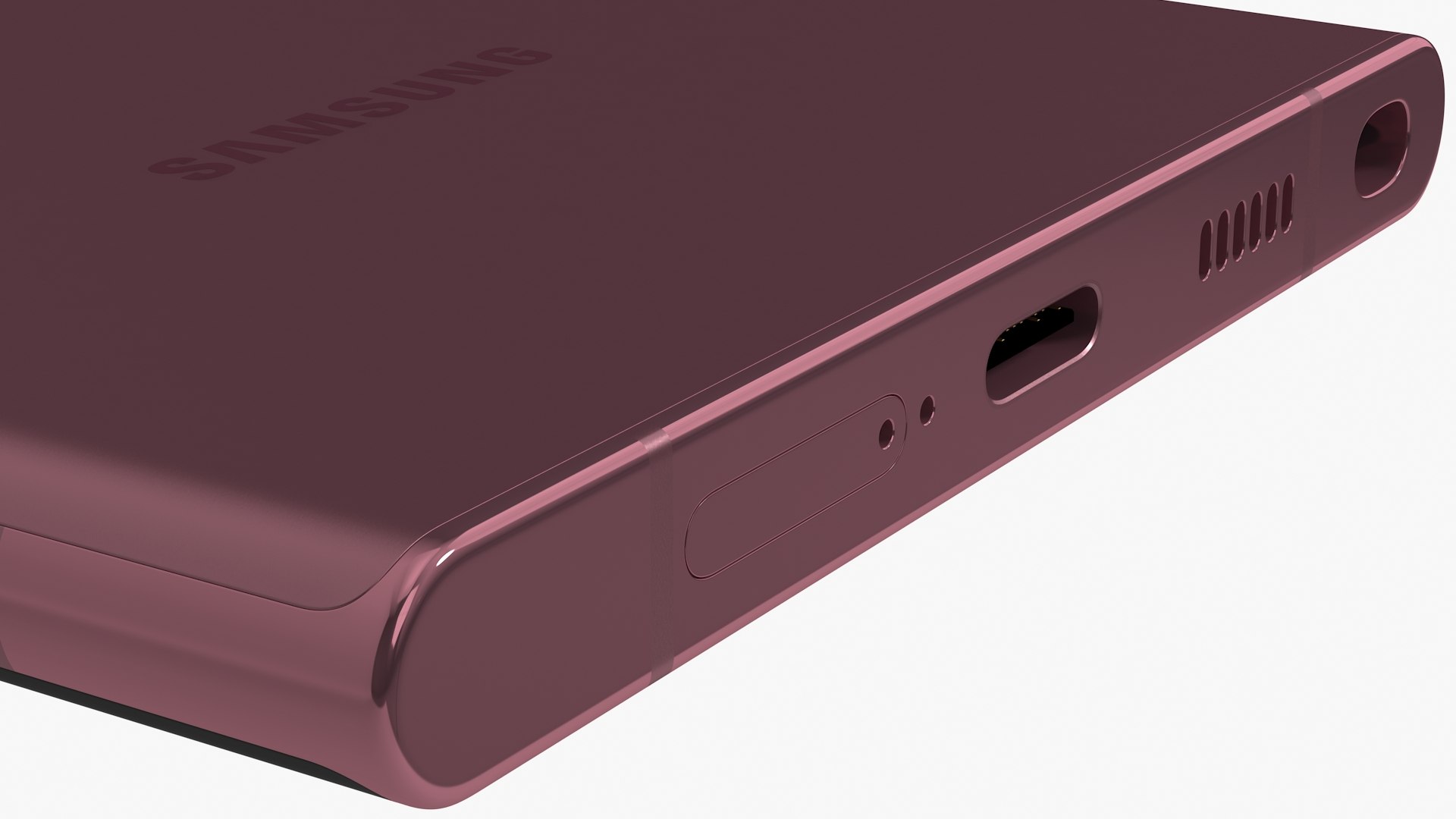 Samsung Galaxy S22 Ultra Burgundy model - TurboSquid 1852472
