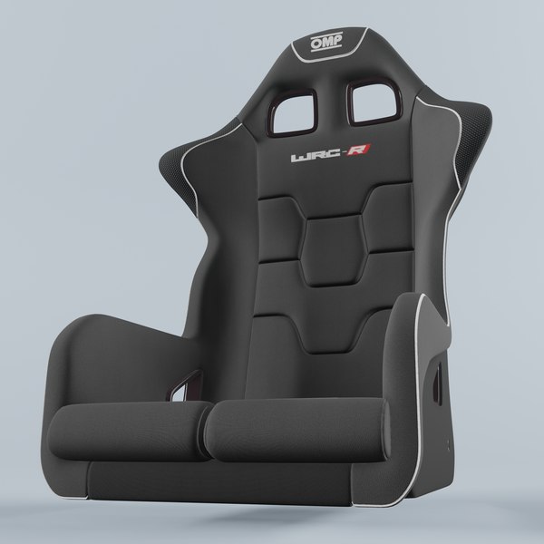 3D OMP WRC-R Racing Black Seat model - TurboSquid 1793988