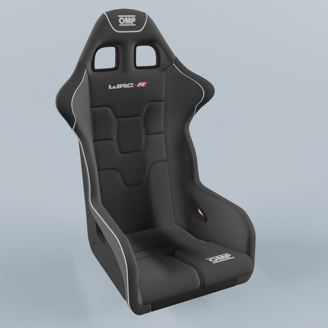 3D OMP WRC-R Racing Black Seat Model - TurboSquid 1793988