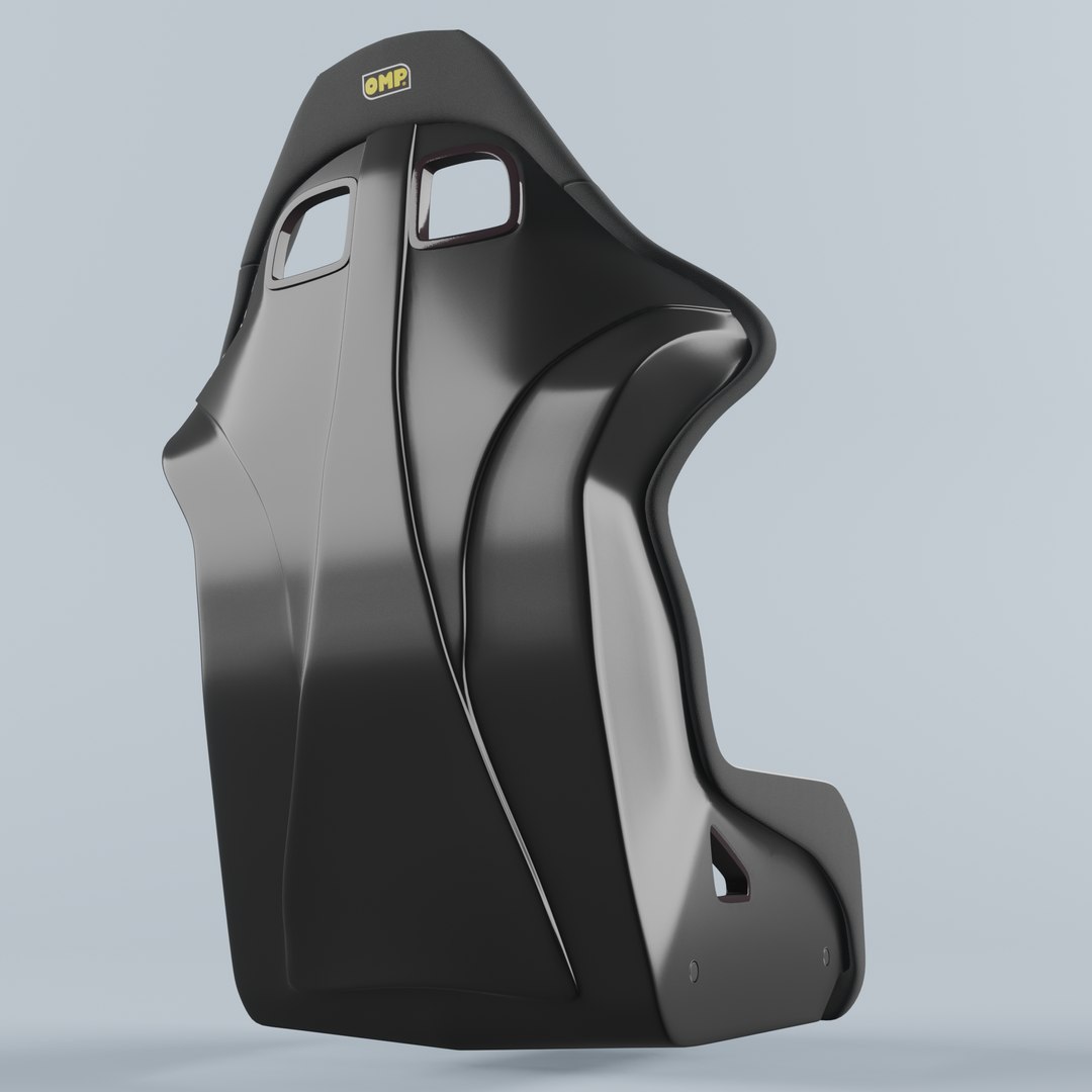 3D OMP WRC-R Racing Black Seat Model - TurboSquid 1793988