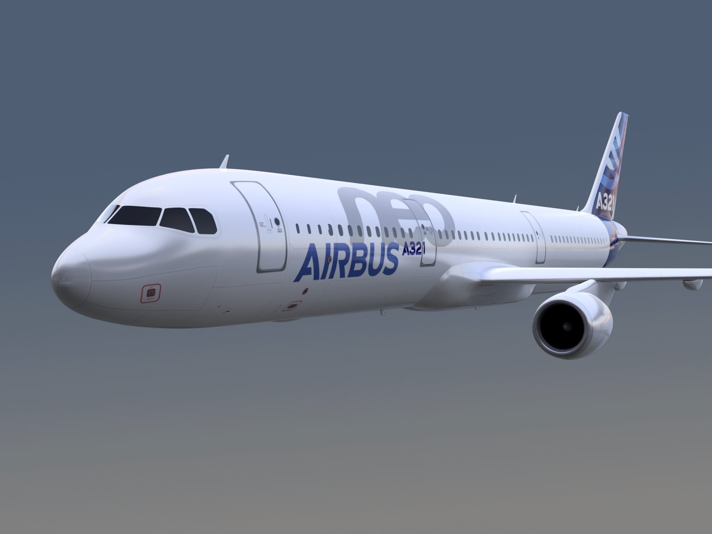 3D Model Airbus A321neo - TurboSquid 1195345
