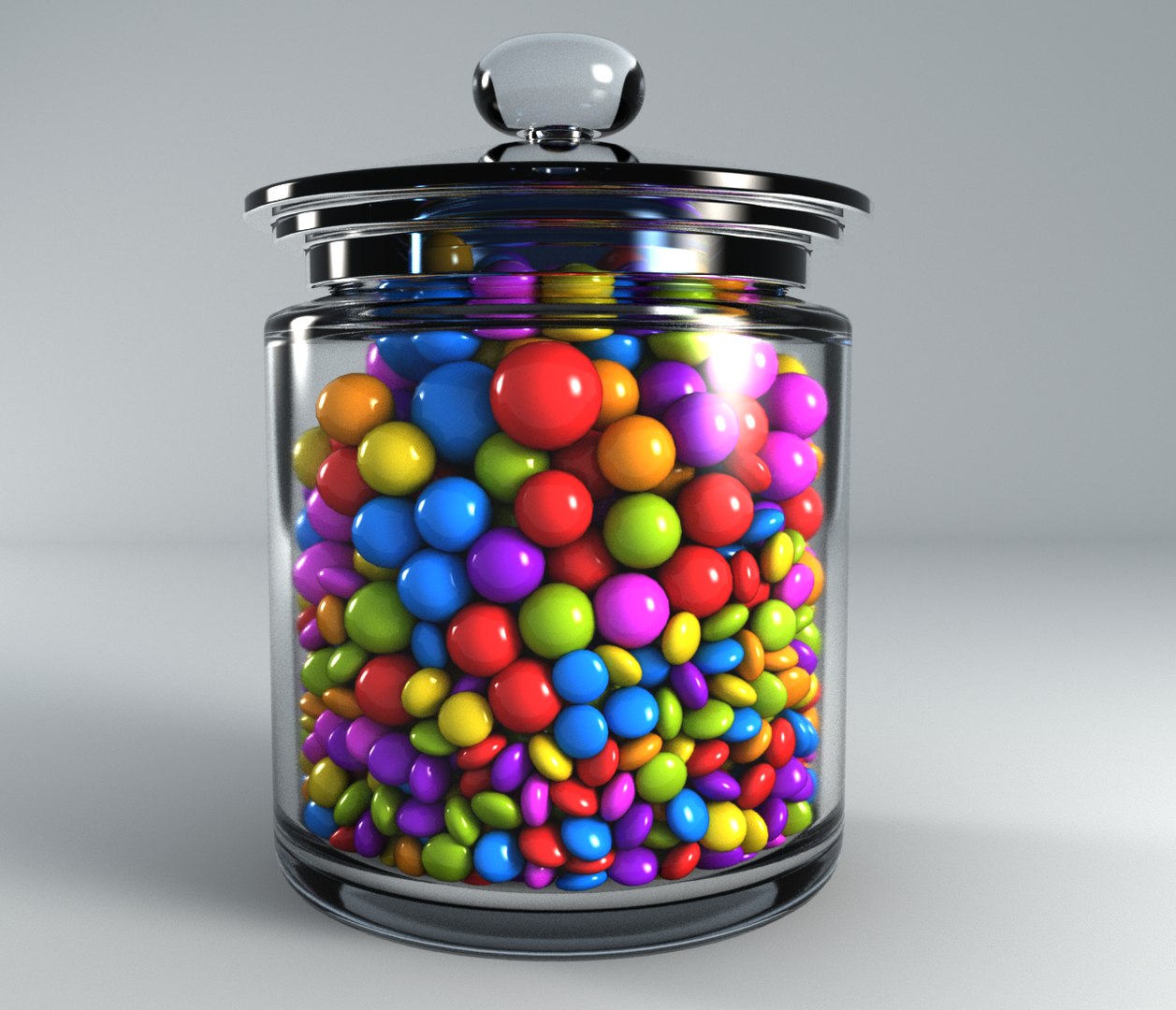 3D Candy Jar - TurboSquid 1462420