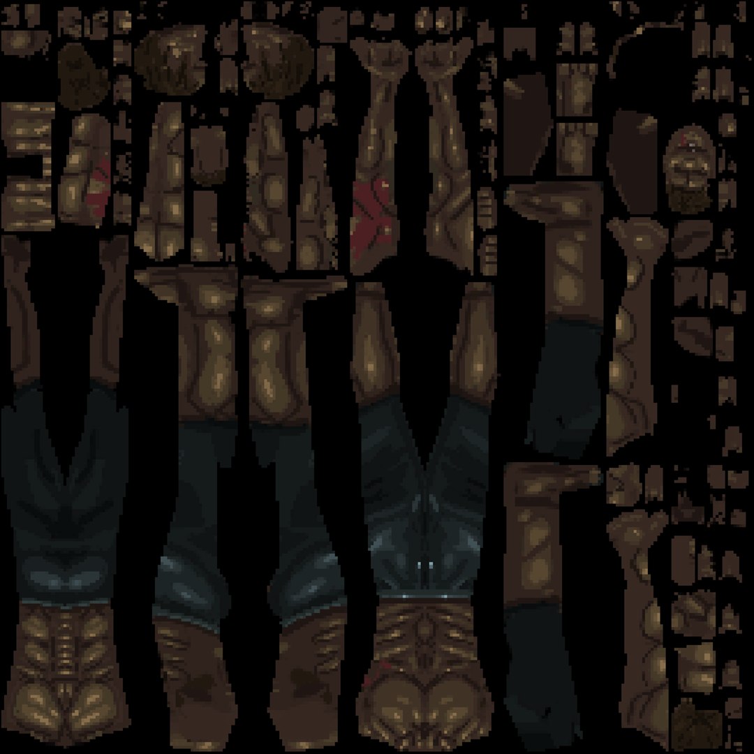 Retro Zombie PSX Models - Fully Rigged And Variants 3D Model ...