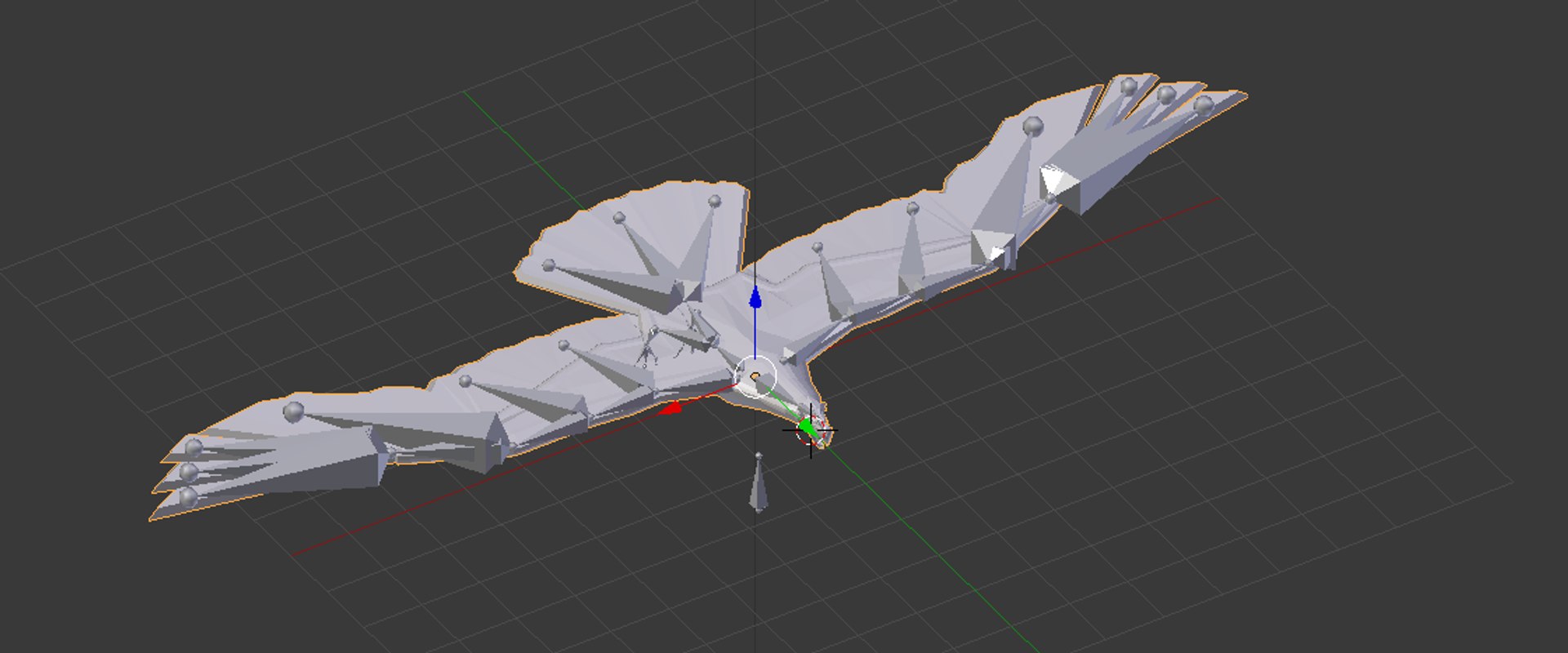 3d Model Eagle Animation