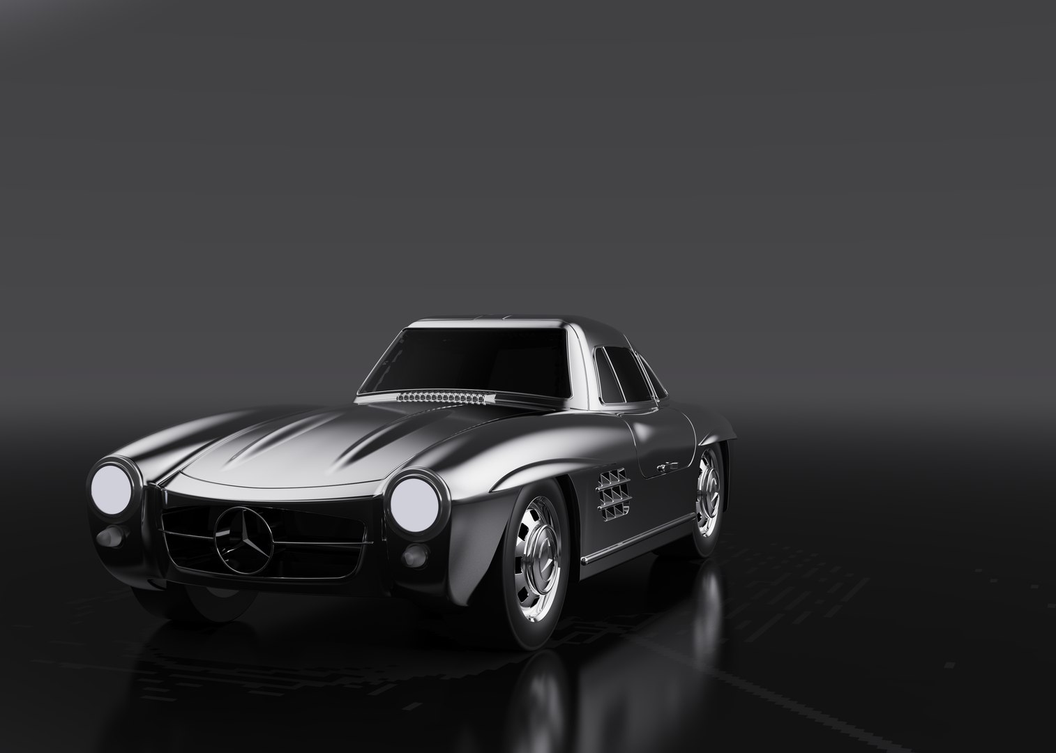 merc old school car3Dモデル - TurboSquid 2052107