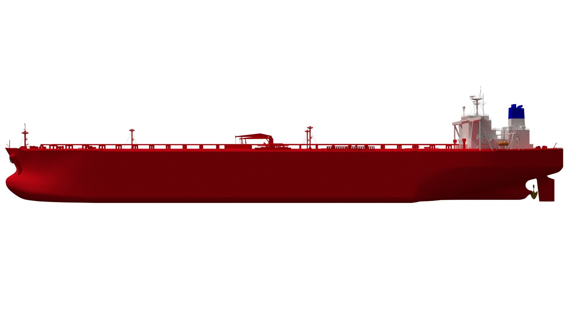 Vlcc Class Oil Tanker Model - TurboSquid 1254216