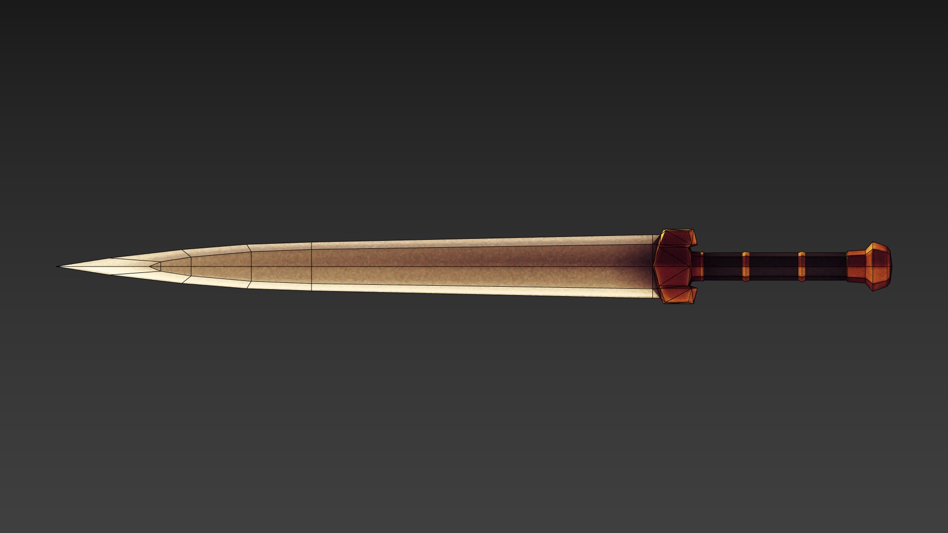 3D Stylized Chinese Jian Sword Model - TurboSquid 1403131