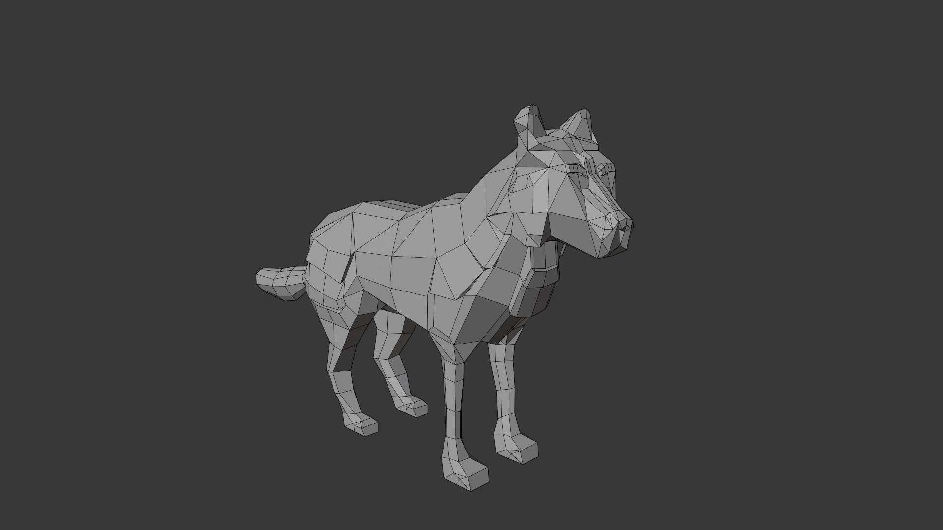 3D LOW POLY Wolf - ANIMATED 3D Model - TurboSquid 2256804