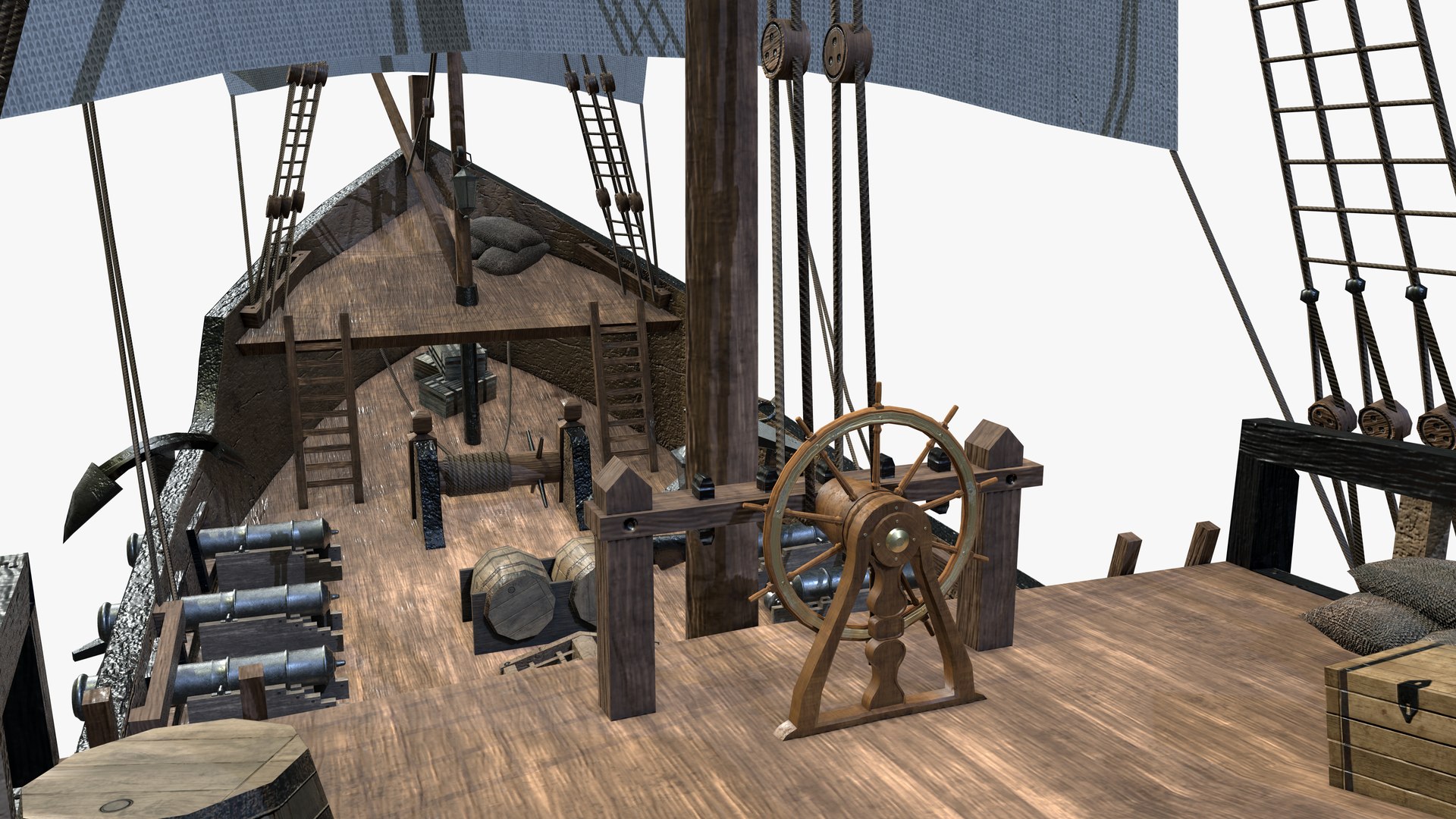 3D model caravel ship - TurboSquid 1699822