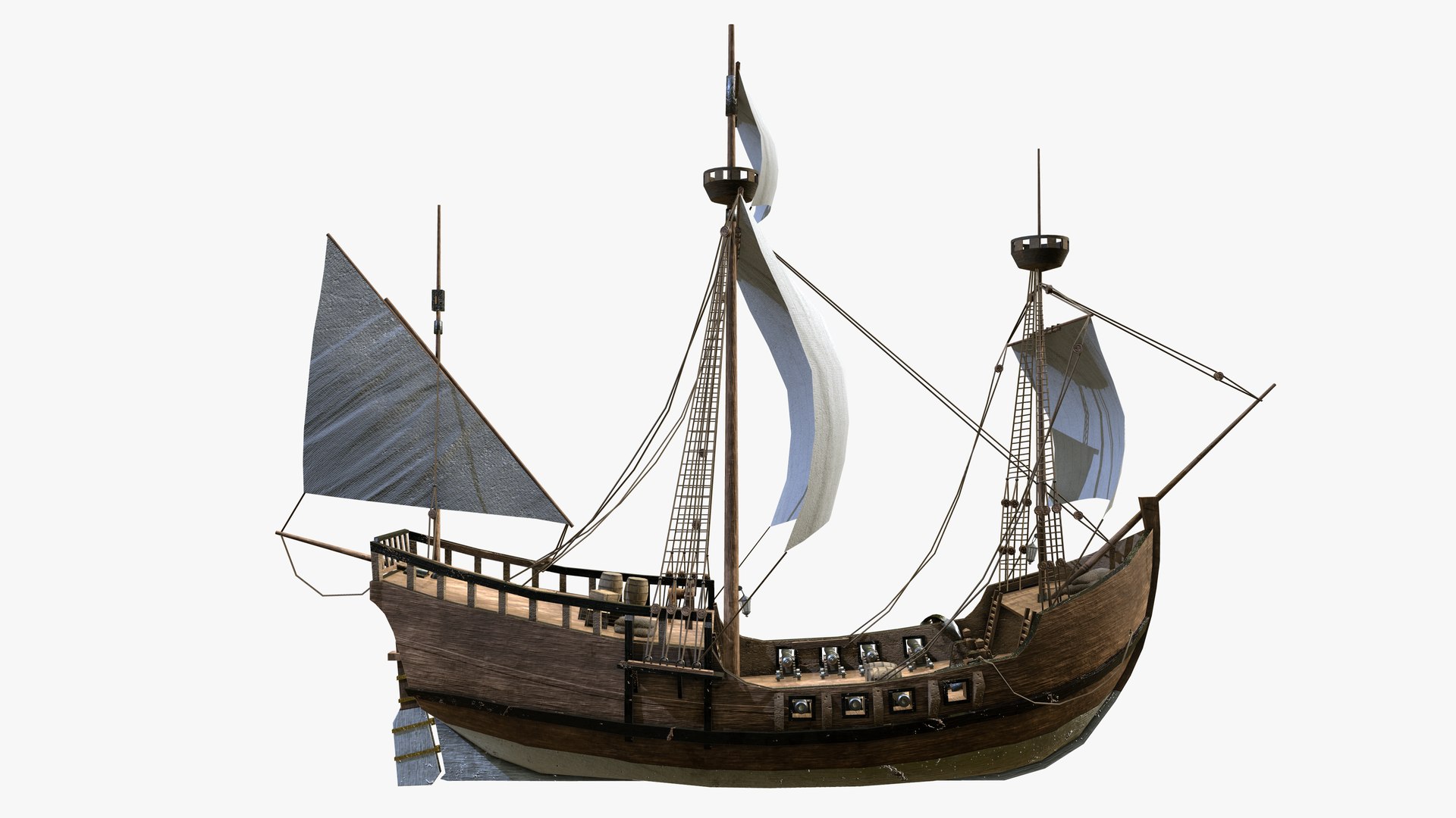 3D model caravel ship - TurboSquid 1699822