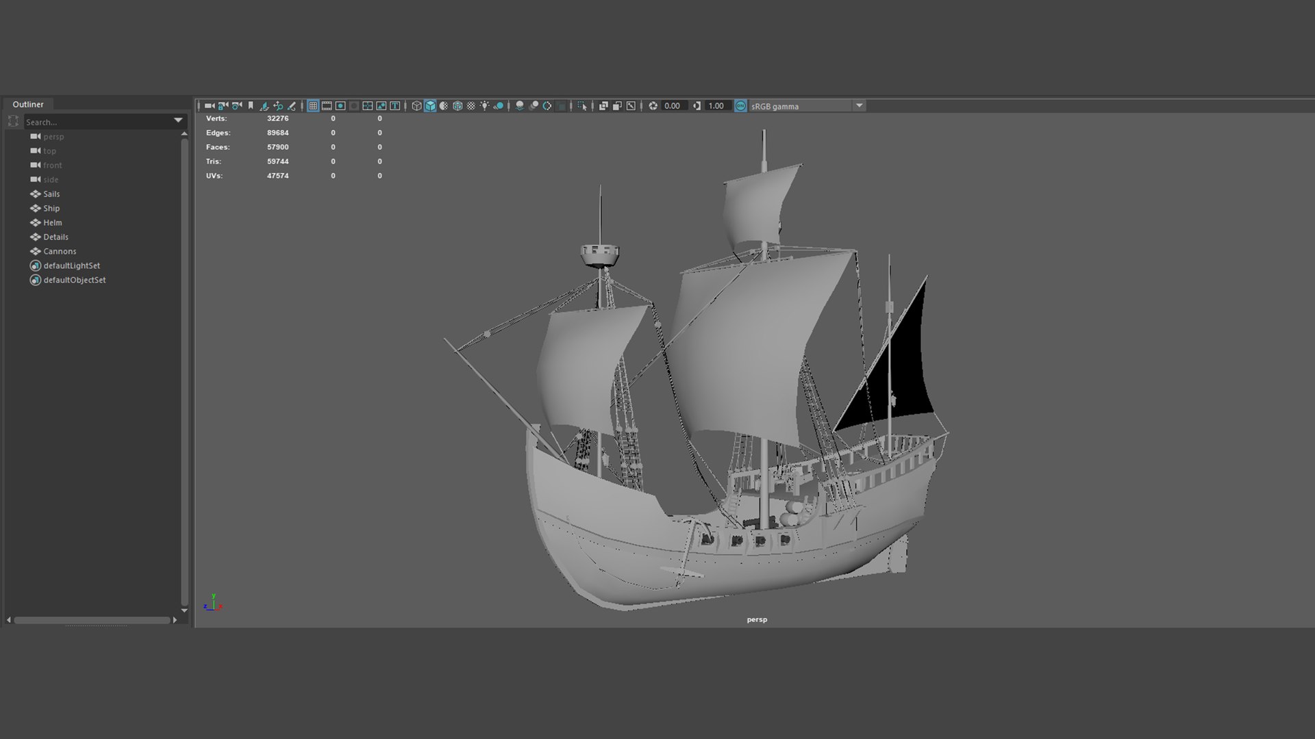3D model caravel ship - TurboSquid 1699822