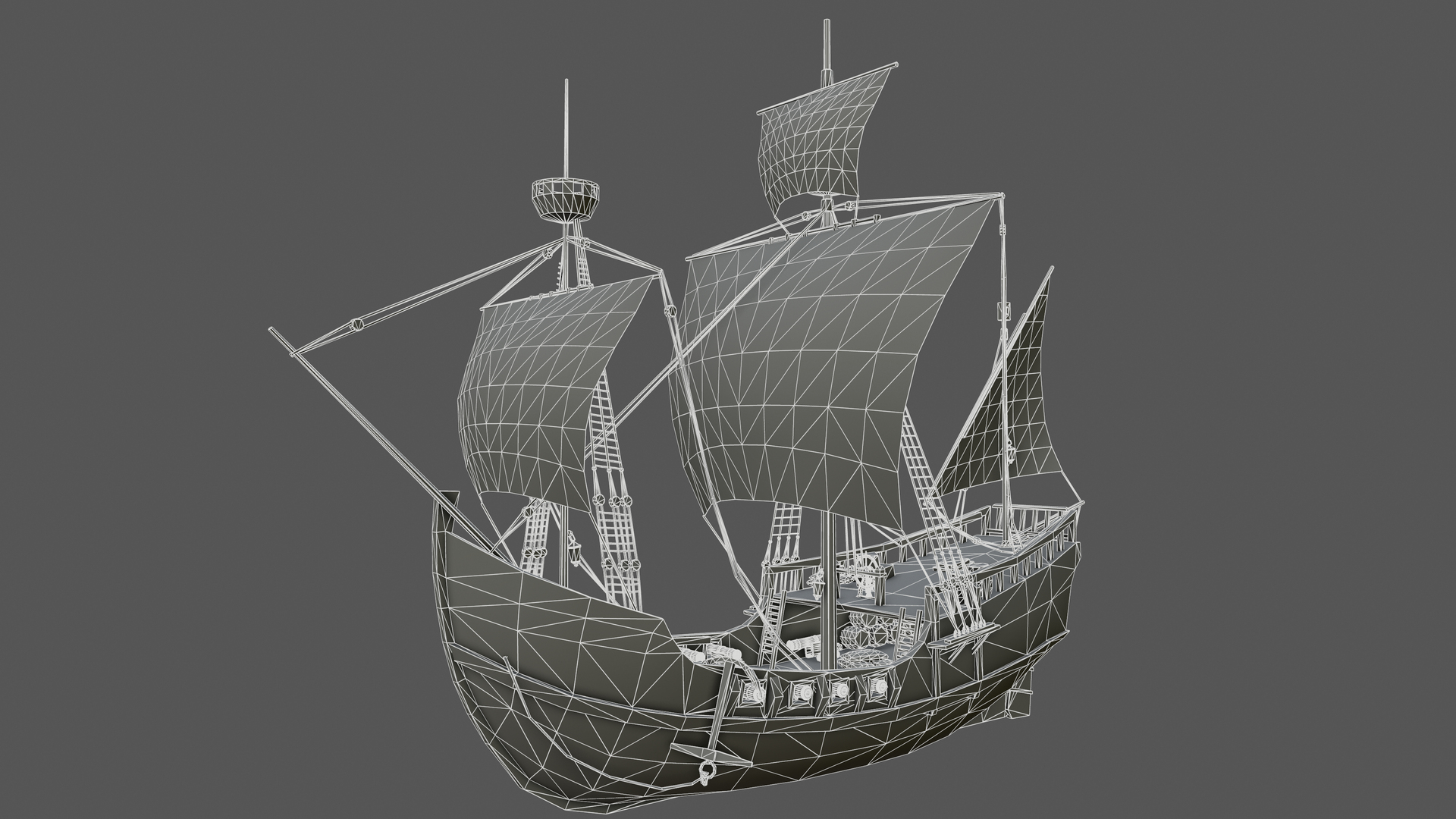 3D model caravel ship - TurboSquid 1699822