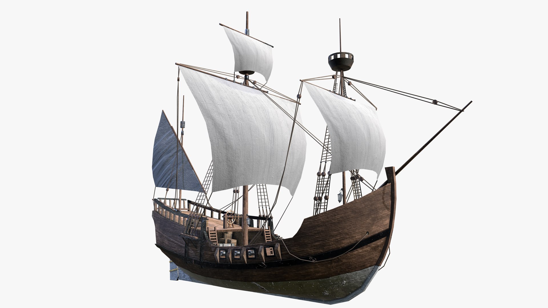 3D model caravel ship - TurboSquid 1699822