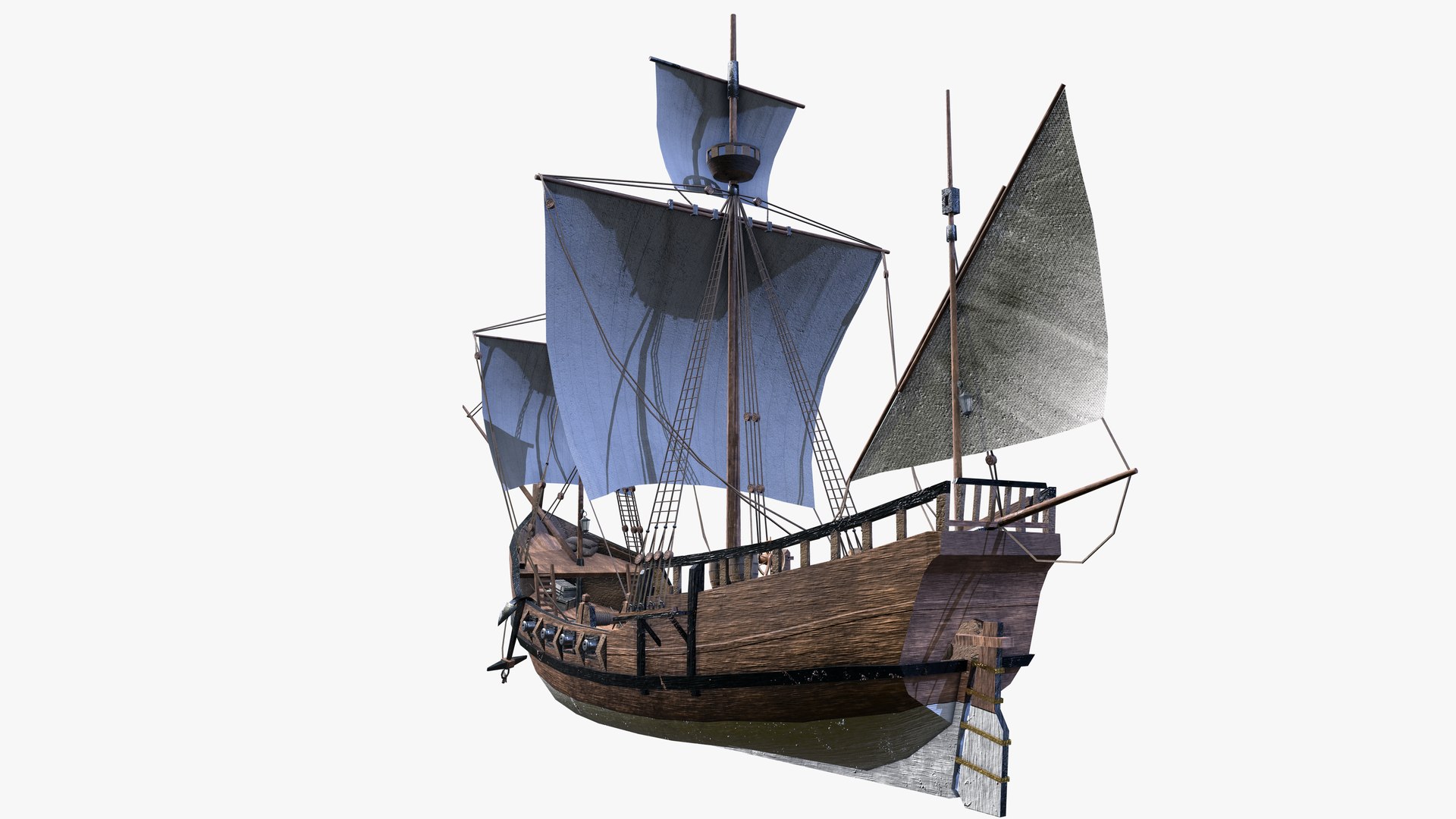 3D model caravel ship - TurboSquid 1699822