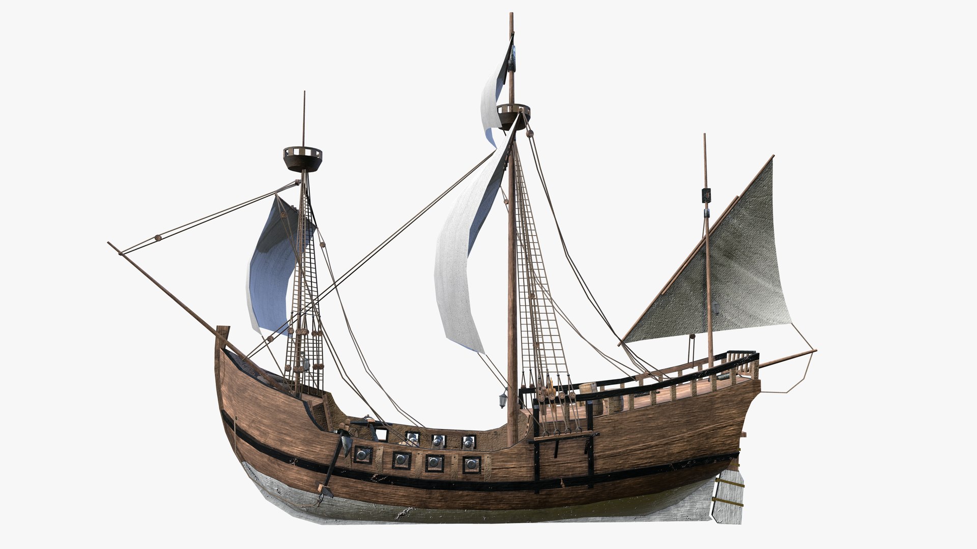 3D model caravel ship - TurboSquid 1699822