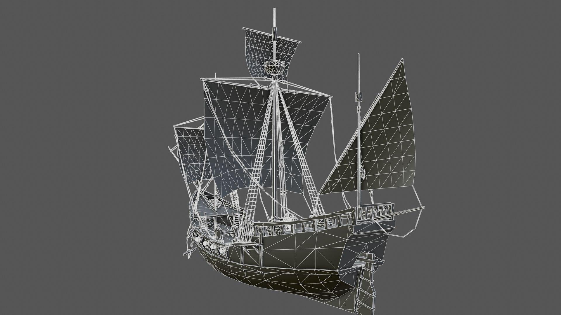 3D model caravel ship - TurboSquid 1699822
