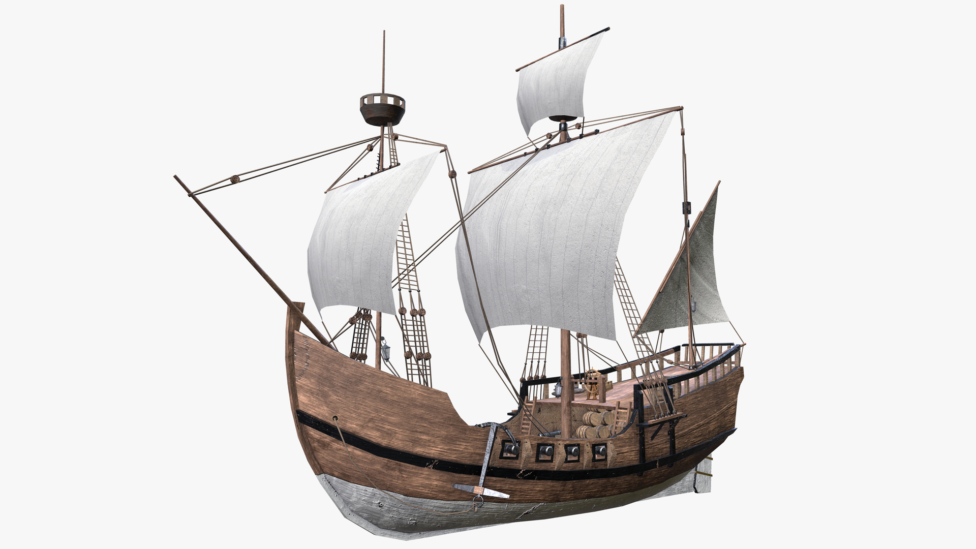 3D model caravel ship - TurboSquid 1699822