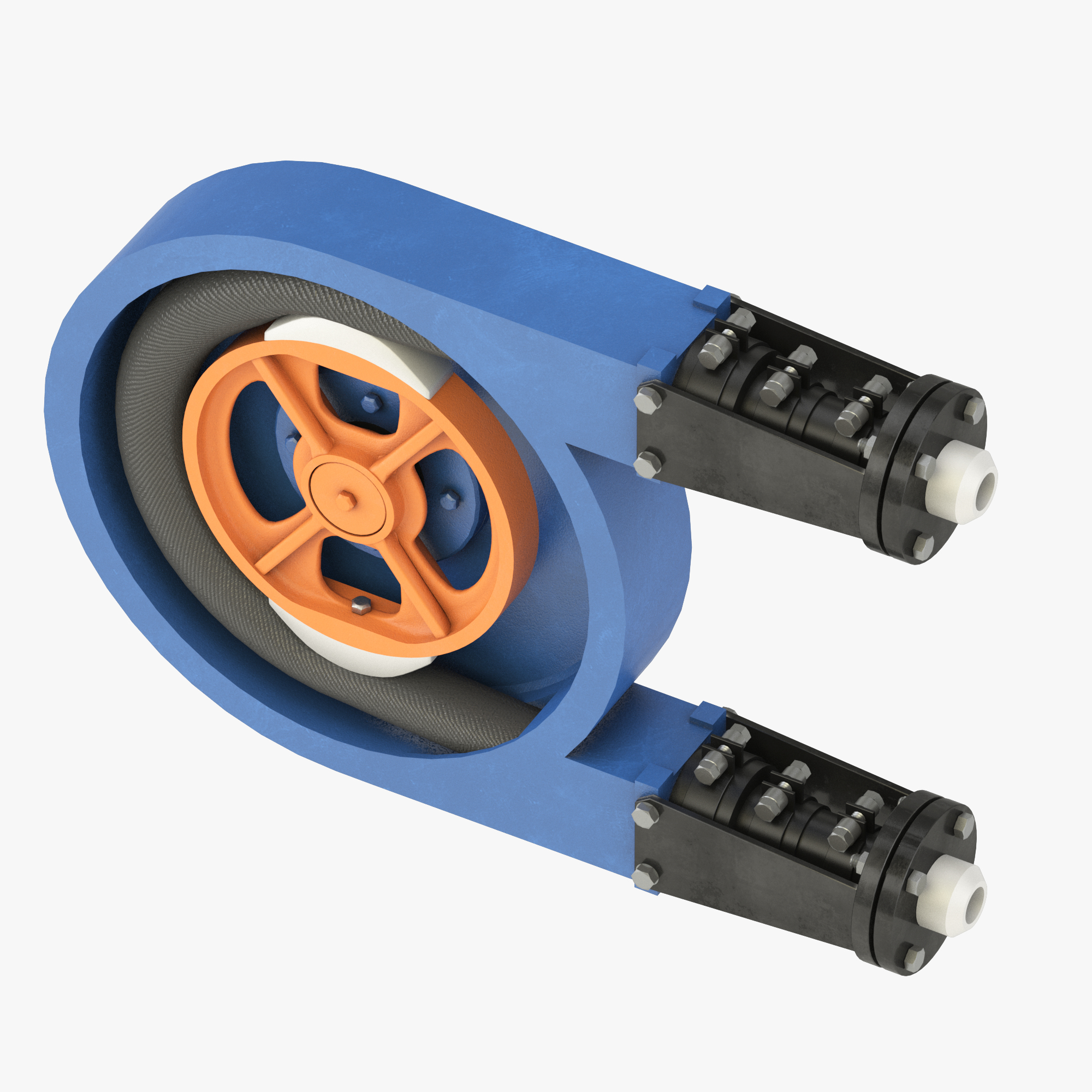 Pump peristaltic 3D model - TurboSquid 1685697
